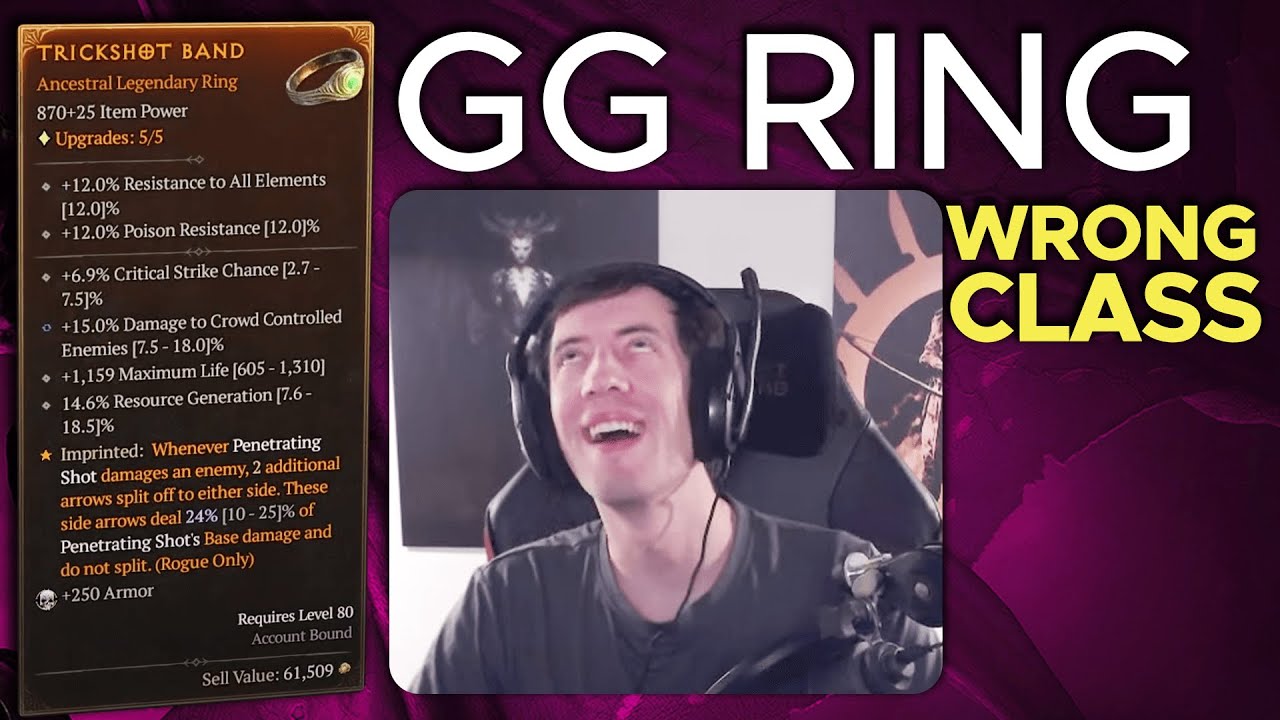 Diablo 4 - I made the GG Ring...for the wrong Build - YouTube