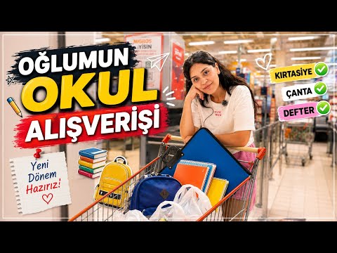 OKUL ALIŞVERİŞ YENİ SEZON 🛍️🛒📚🎒