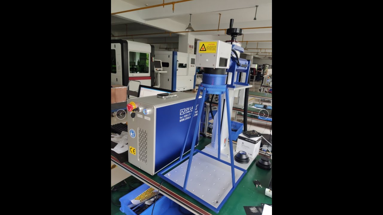 Fiber laser marking with large working area handheld gun tool portable ...