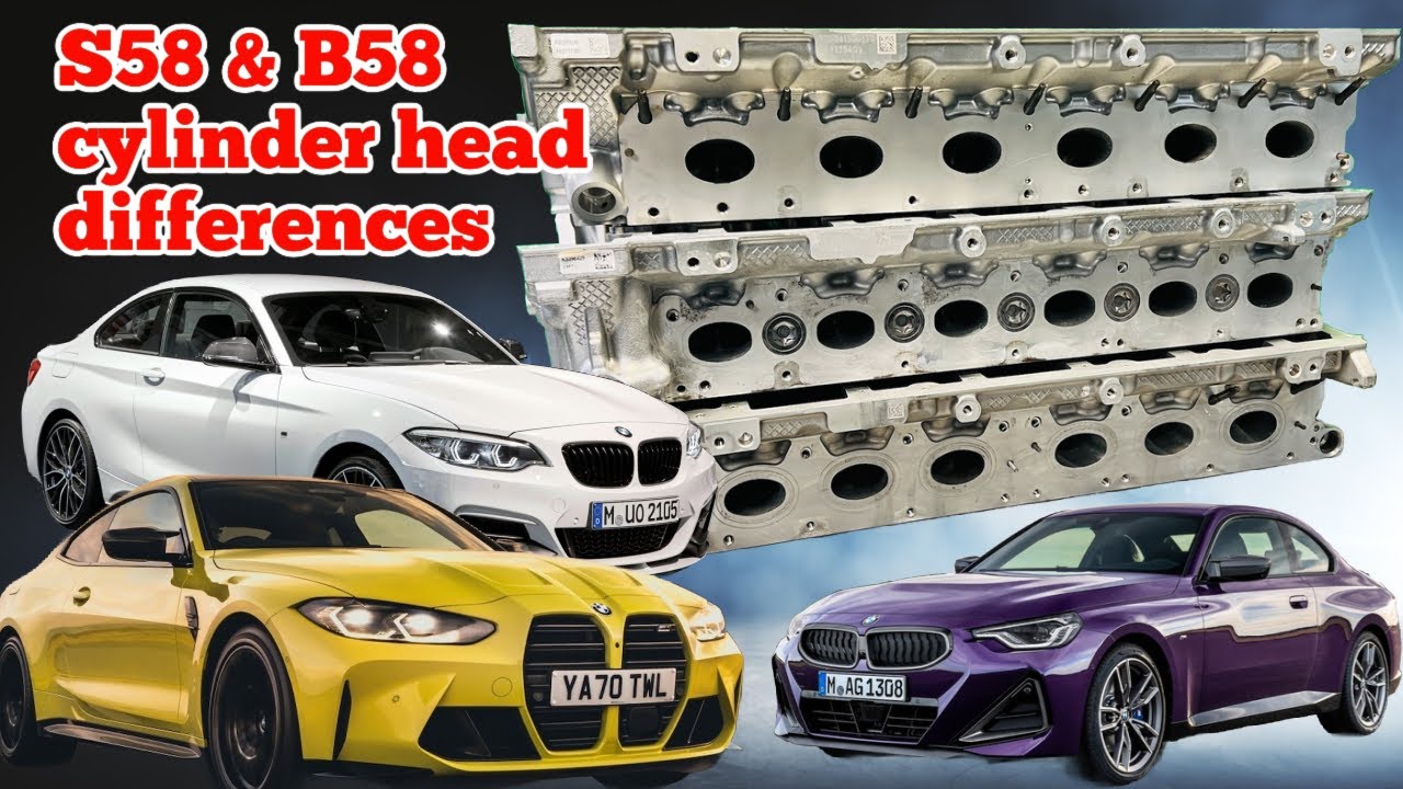 BMW B58 and S58 cylinder head cores differences! ! - YouTube