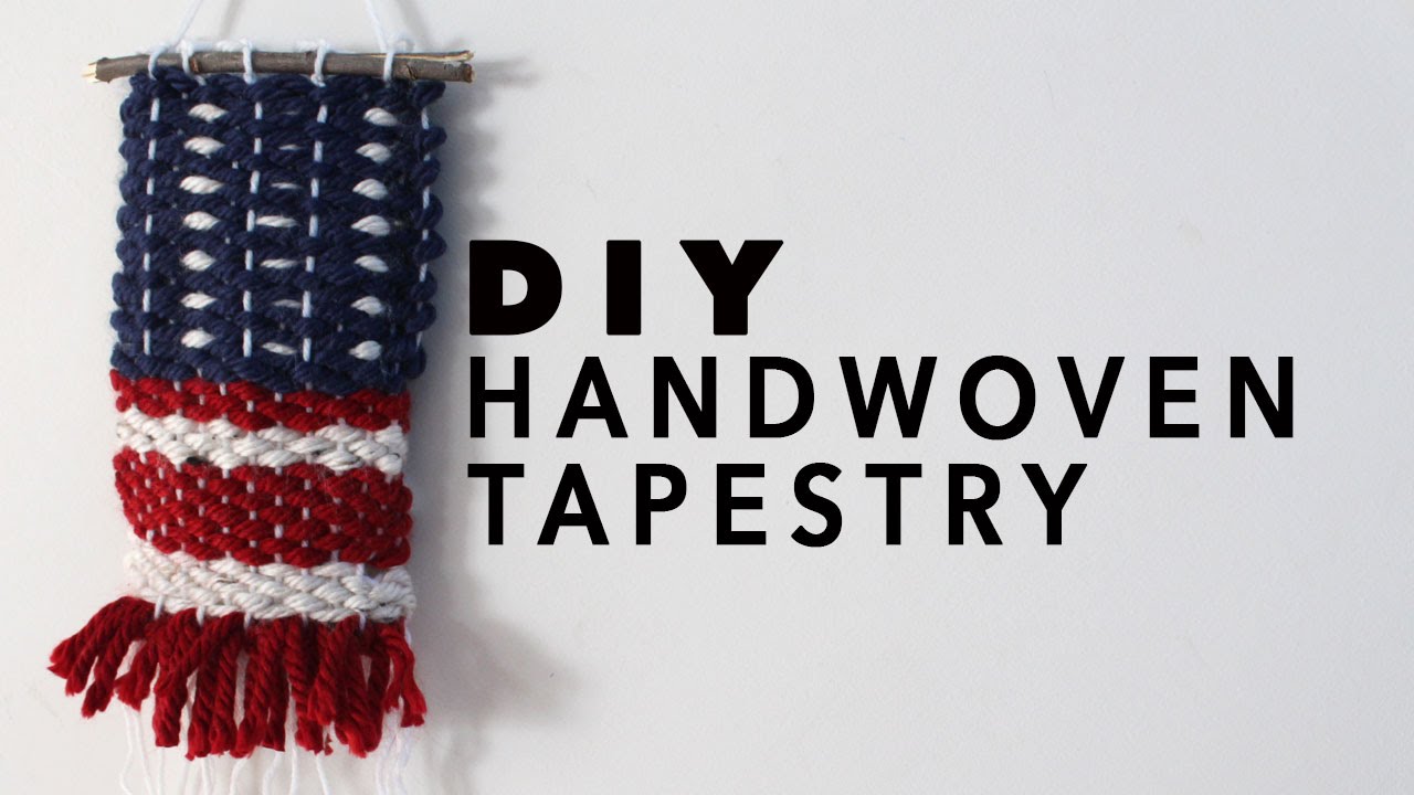 DIY Handwoven Tapestry - YouTube