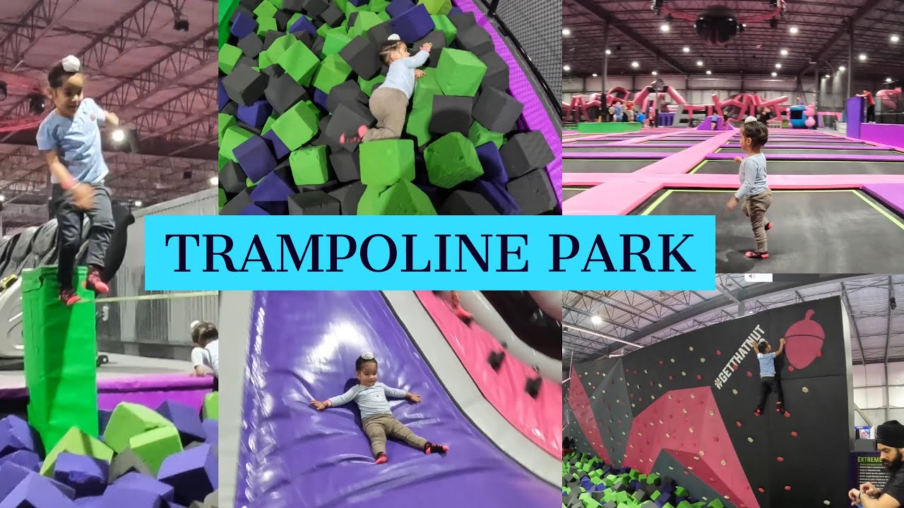 Trampoline Park ( Full Video ) | Activity with Kids | Flying Squirrel ...