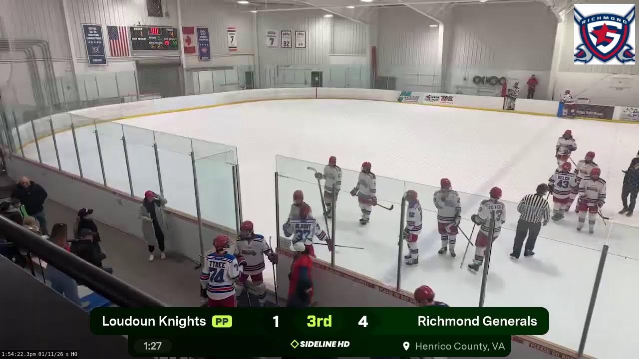 Richmond Generals vs. Loudoun Knights (2026.01.11) - YouTube