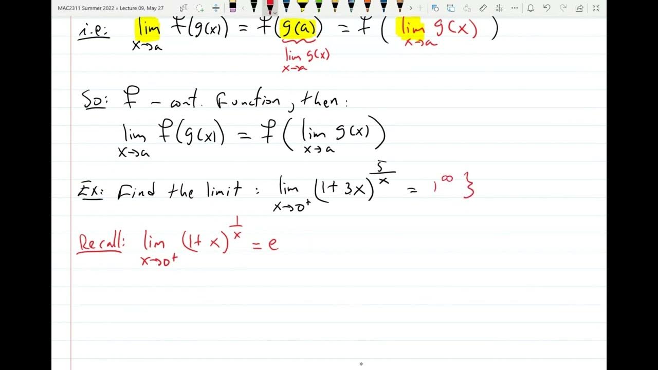 Lecture 08 - More Example of Continuity. Intermediate Value Theorem - YouTube