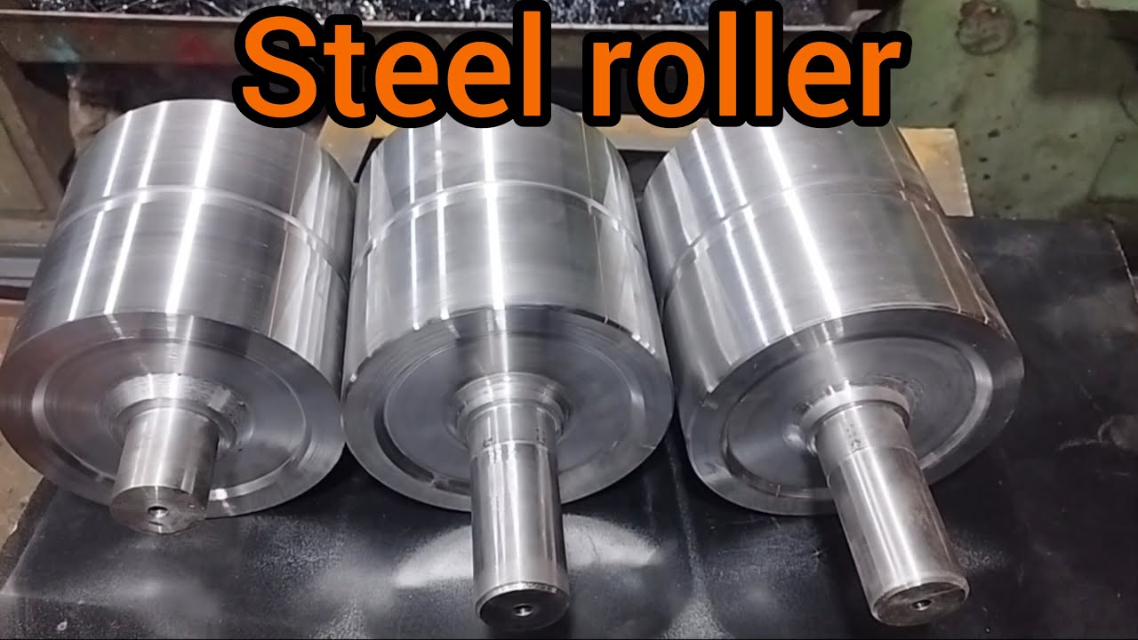 Steel turning:Steel roller bending machine - YouTube