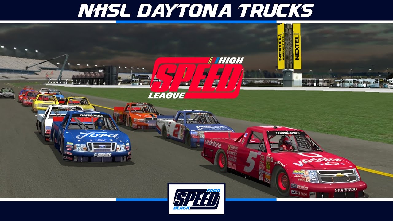 Nascar High Speed League Daytona ( TRUCKS CTS 09 ) - YouTube