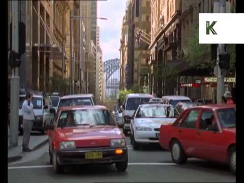 1990s Sydney, Australia, Street Scenes - YouTube