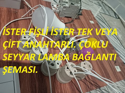 çoklu seyyar lamba nasıl yapılır
