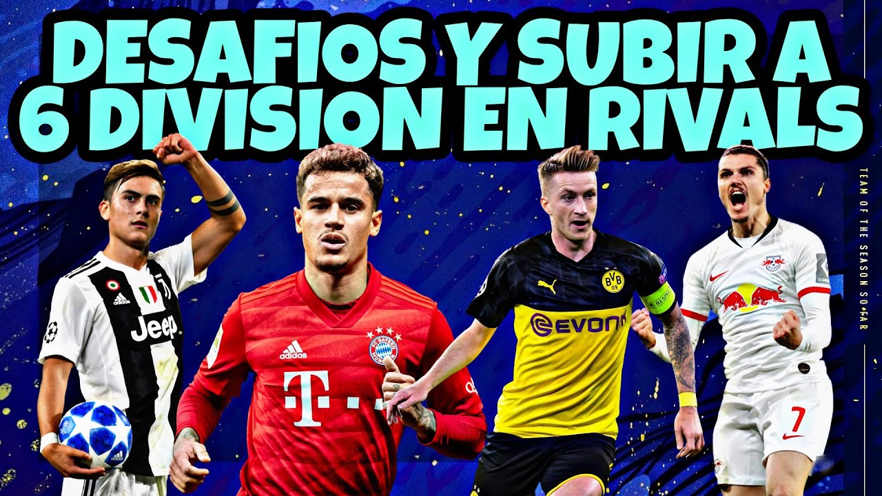 DESAFIOS Y SUBIENDO A 6 DIVISIÓN EN RIVALS | PROBANDO A SABITZER | FIFA ...