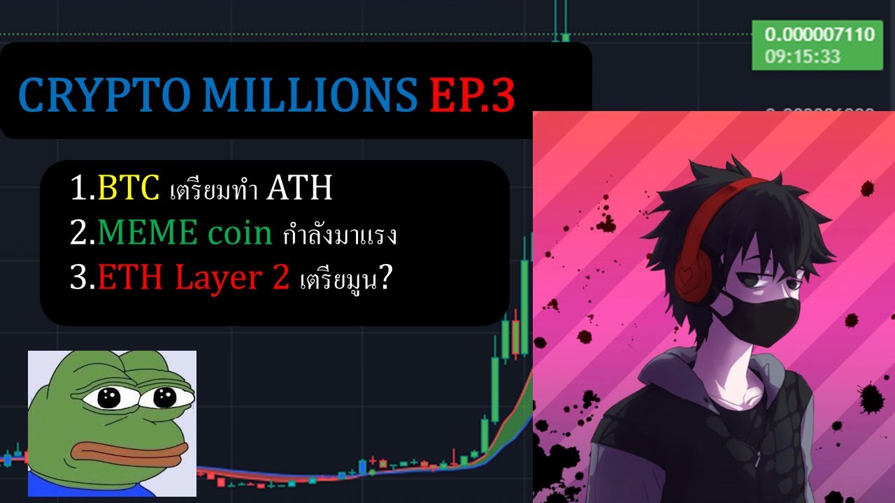 CRYPTO MILLIONS EP.3 Bitcoin ATH รอทำจุดสูงสุดใหม่? MEME มาแรง , ETH ...
