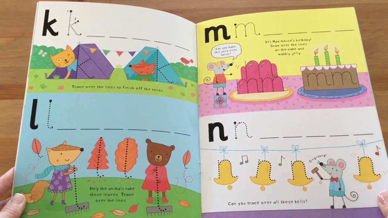 Wipe Clean Letters to Copy - Usborne - YouTube