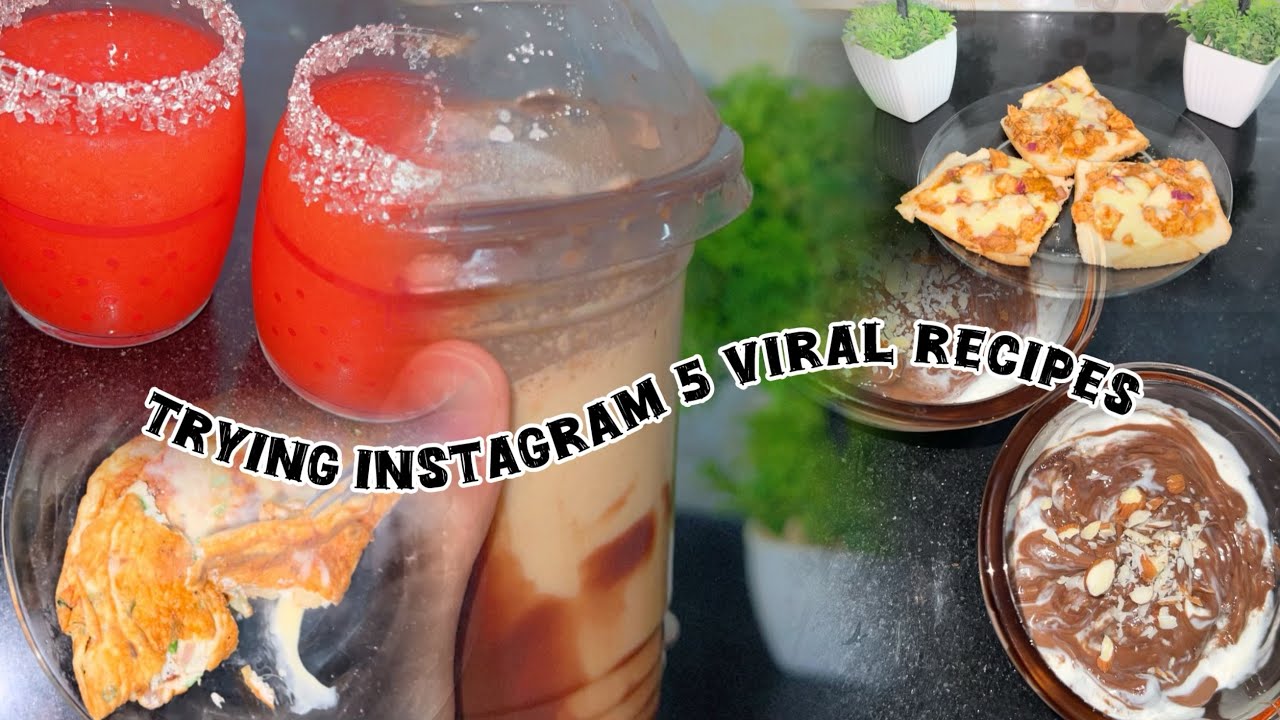 Trying instagram 5 viral recipes |Blog_by_hafsa| - YouTube
