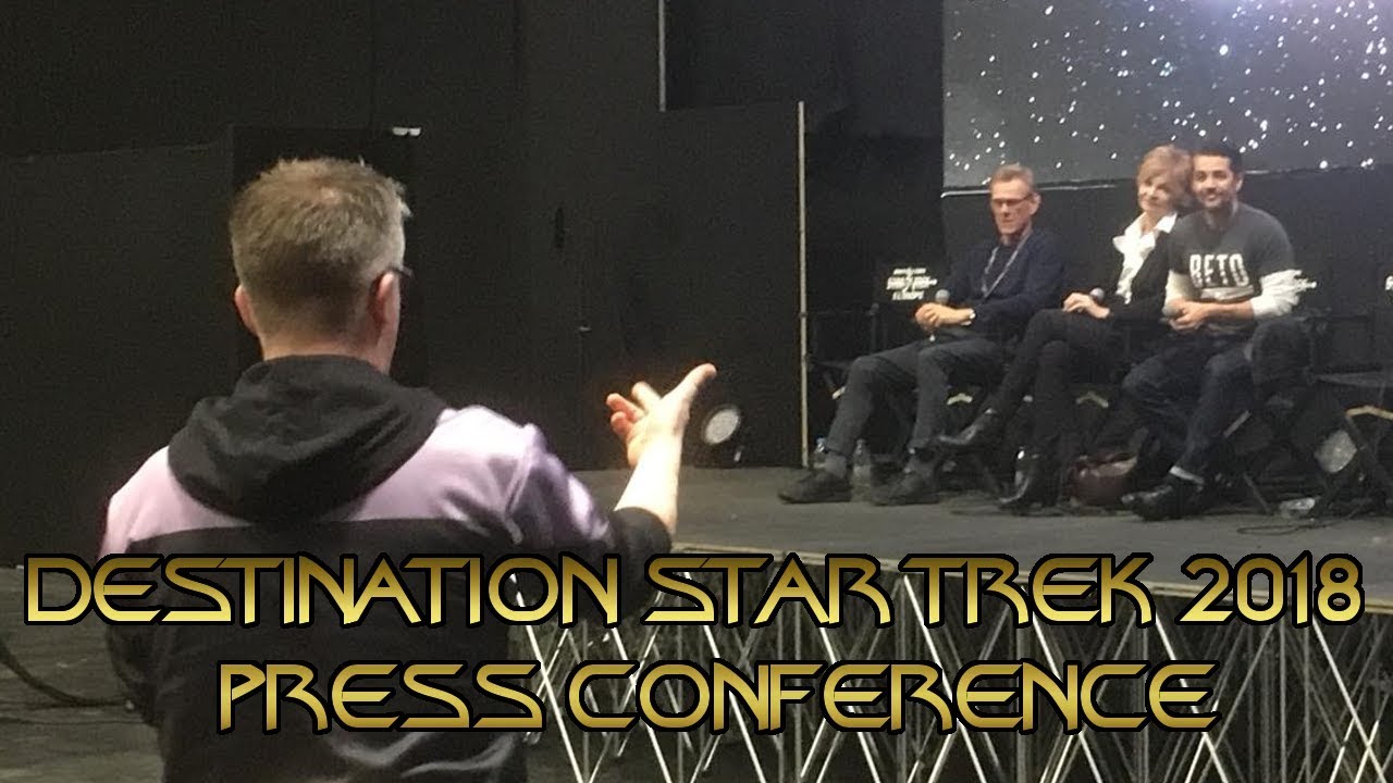 Destination Star Trek Birmingham 2018 - Press Conference pre Opening ...
