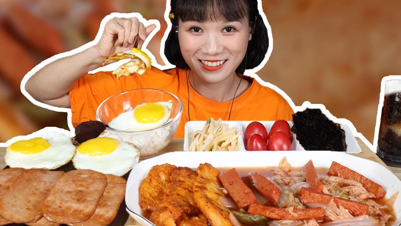 SUB)Mukbang/Flow with rice/eating with KiKi/ASMR Eating/EATING SOUNDS - YouTube