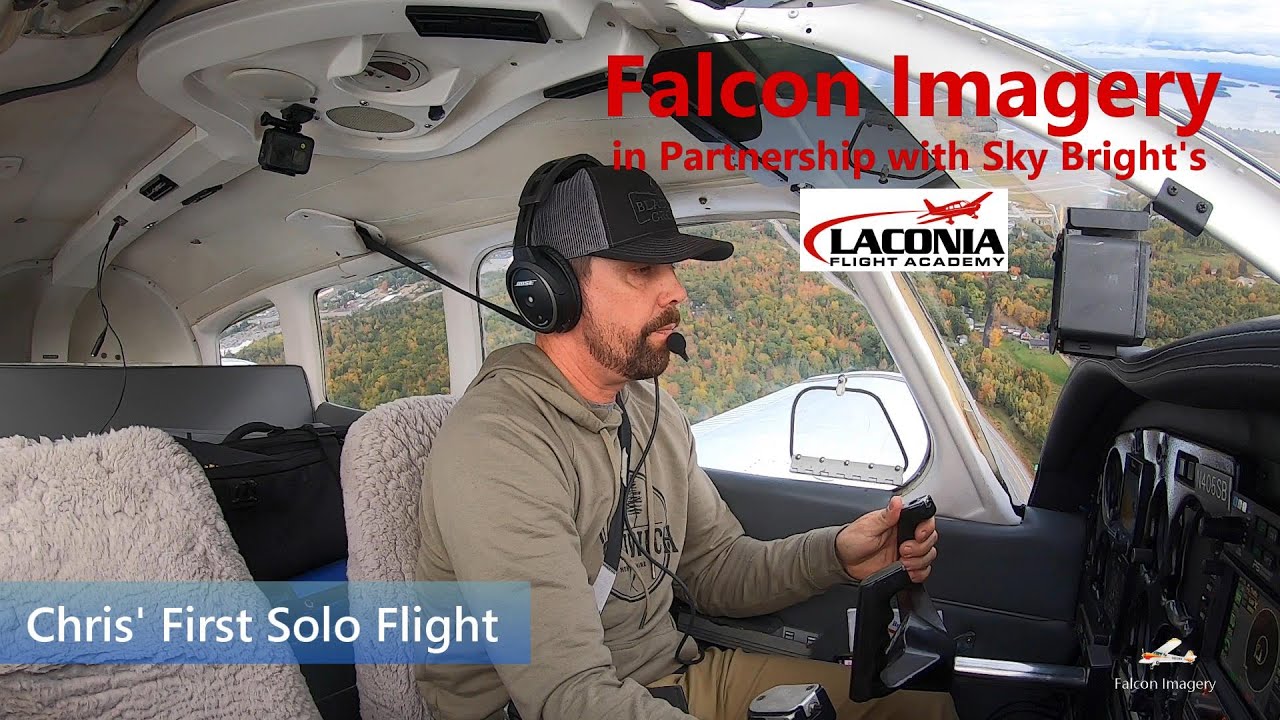 Chris' First Solo Flight - YouTube