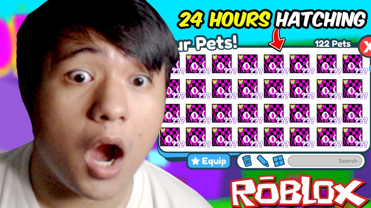 24 HOURS HATCHING FOR HUGE ERROR CAT - Pet Simulator X - Roblox - YouTube