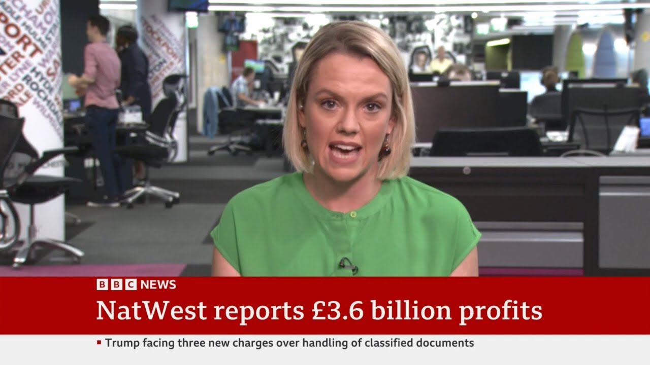 Forced to switch studio after technical issues on BBC News - YouTube