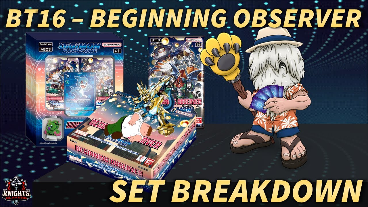 BEGINNING OBSERVER SHAKES UP THE META! BT16 Set Breakdown - Digimon ...