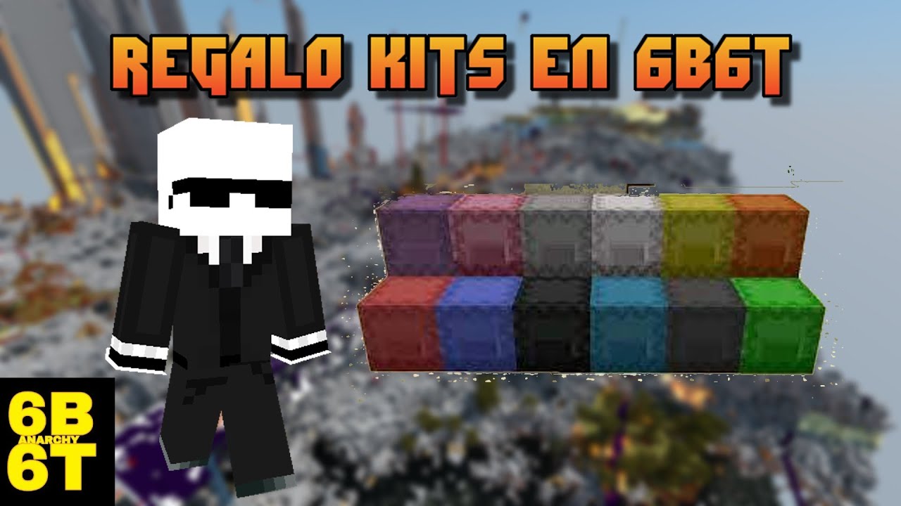 Regalando Kits en 2b2t No prémium - YouTube
