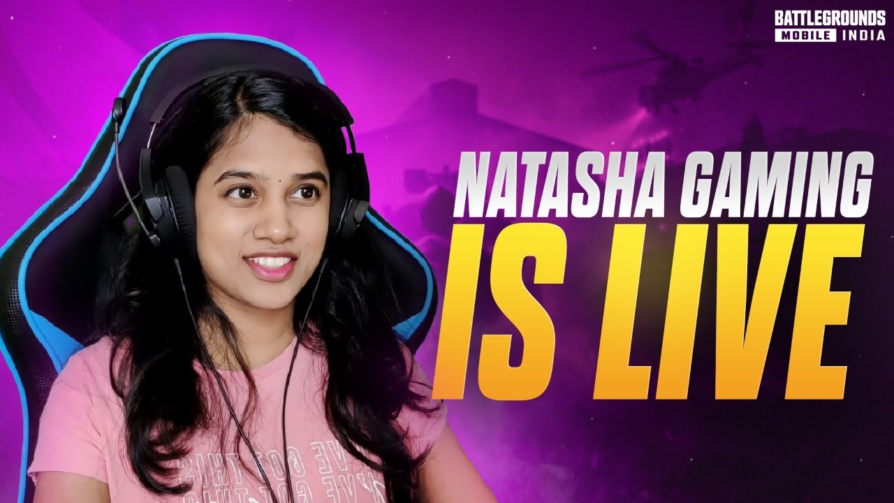 Natasha Gaming is Live #natasha #natashagaming #pubglive - YouTube