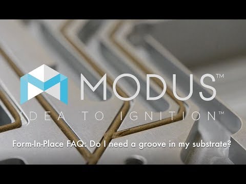 Form-In-Place Gaskets: Is a groove necessary when designing for substrate? - YouTube