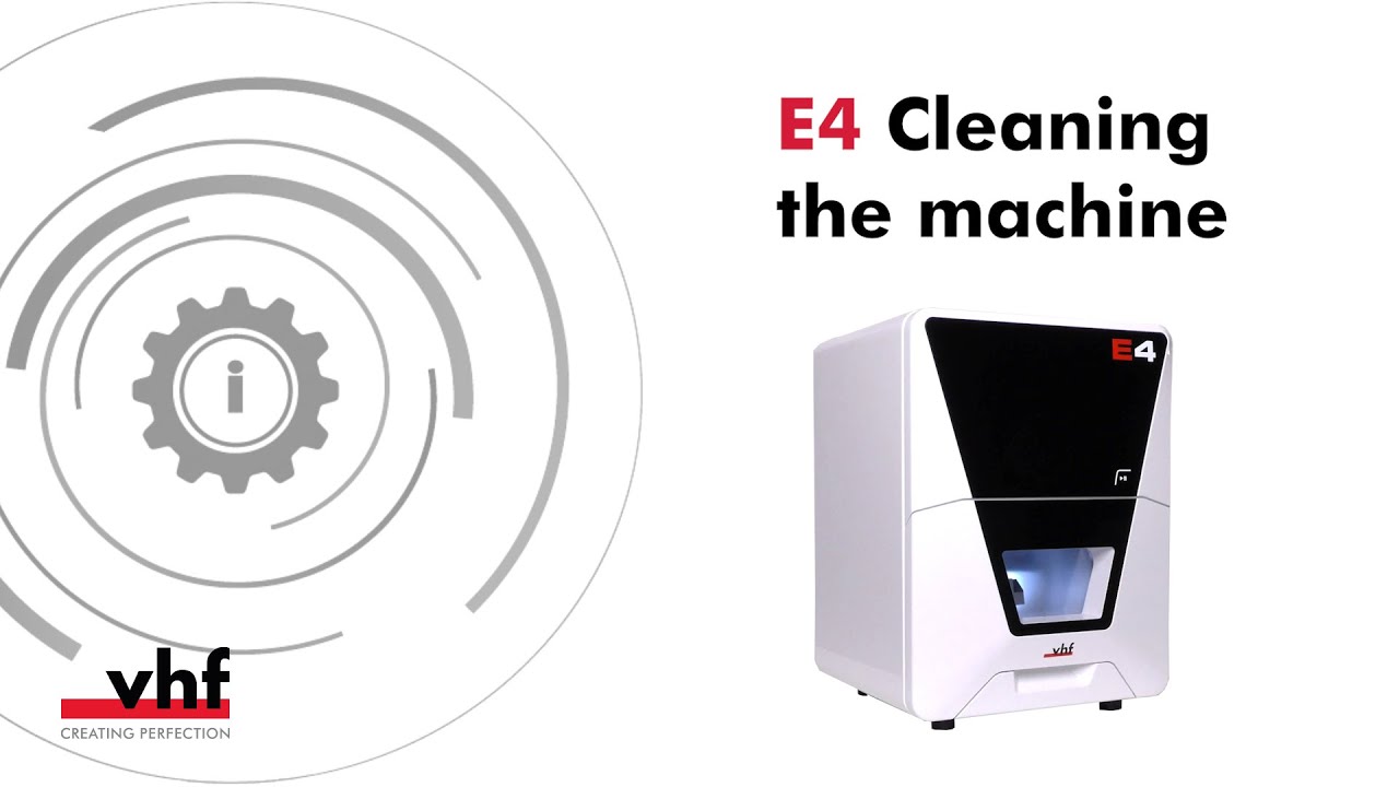 E4 – Cleaning the machine - YouTube