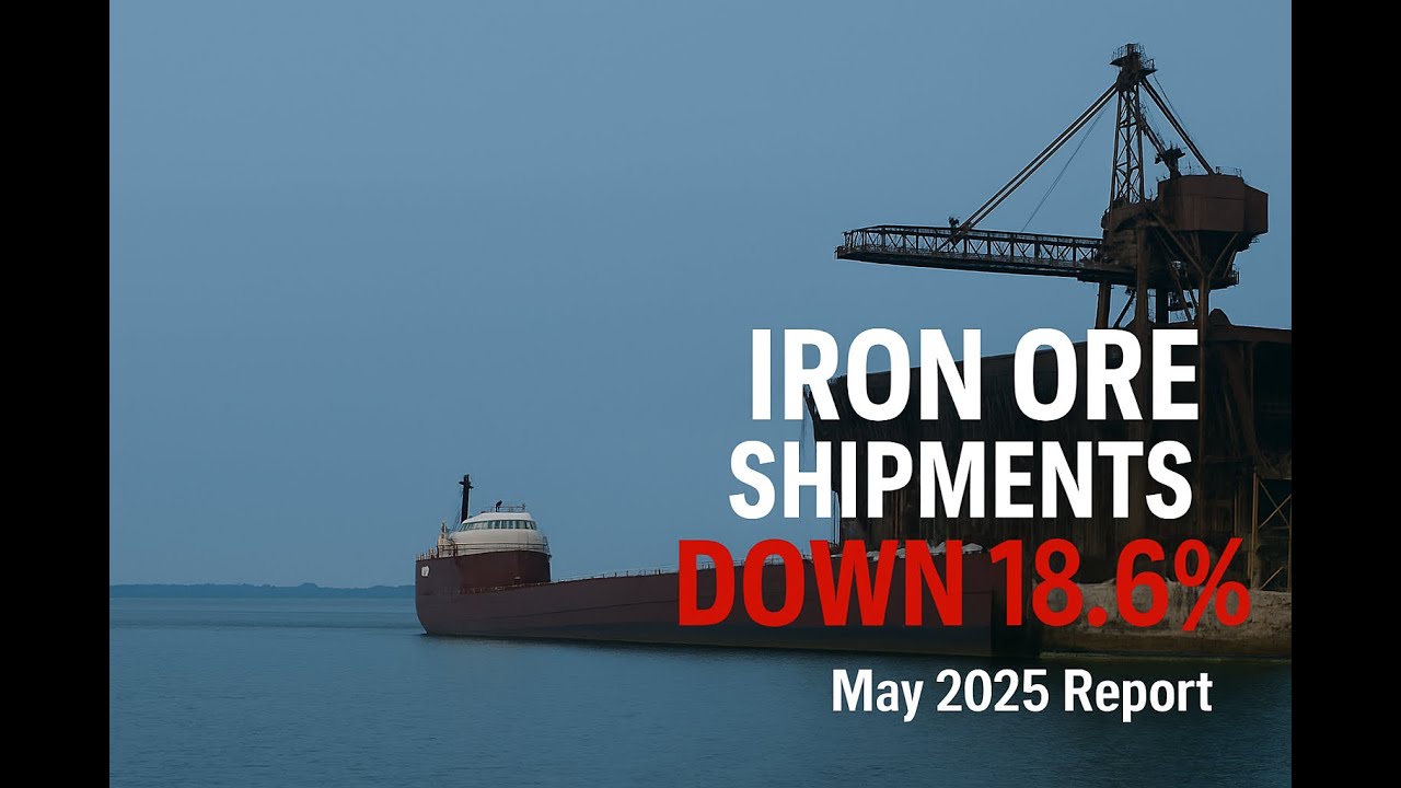 Great Lakes Iron Ore Shipments DOWN 18.6% | What’s Driving the Slowdown ...