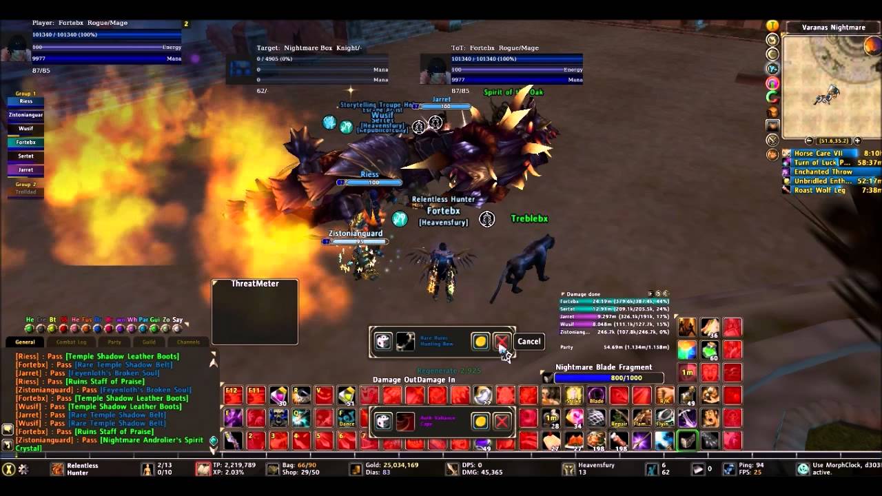 Runes of Magic Varnas Nightmare HF style - YouTube