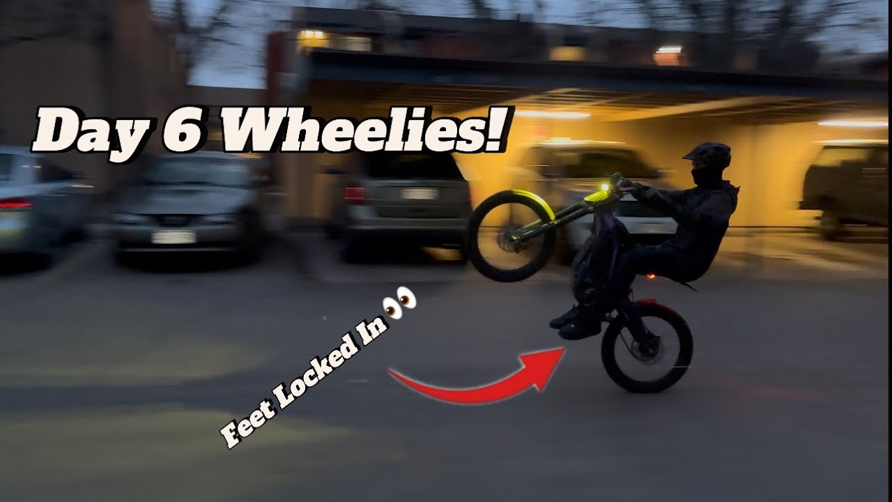 I Can FINALLY Wheelie My SURRON || DAY 6 WHEELIES - YouTube