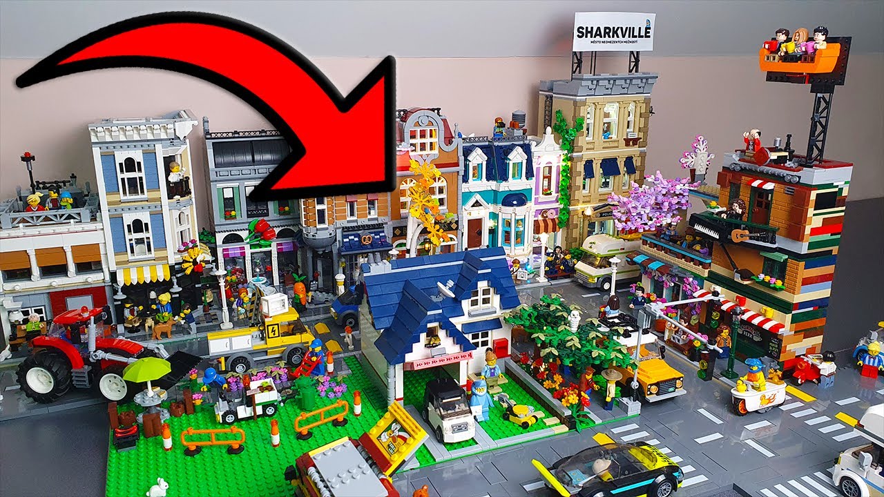 LEGO MĚSTO #10 - Centrum města! 🏘️ - YouTube