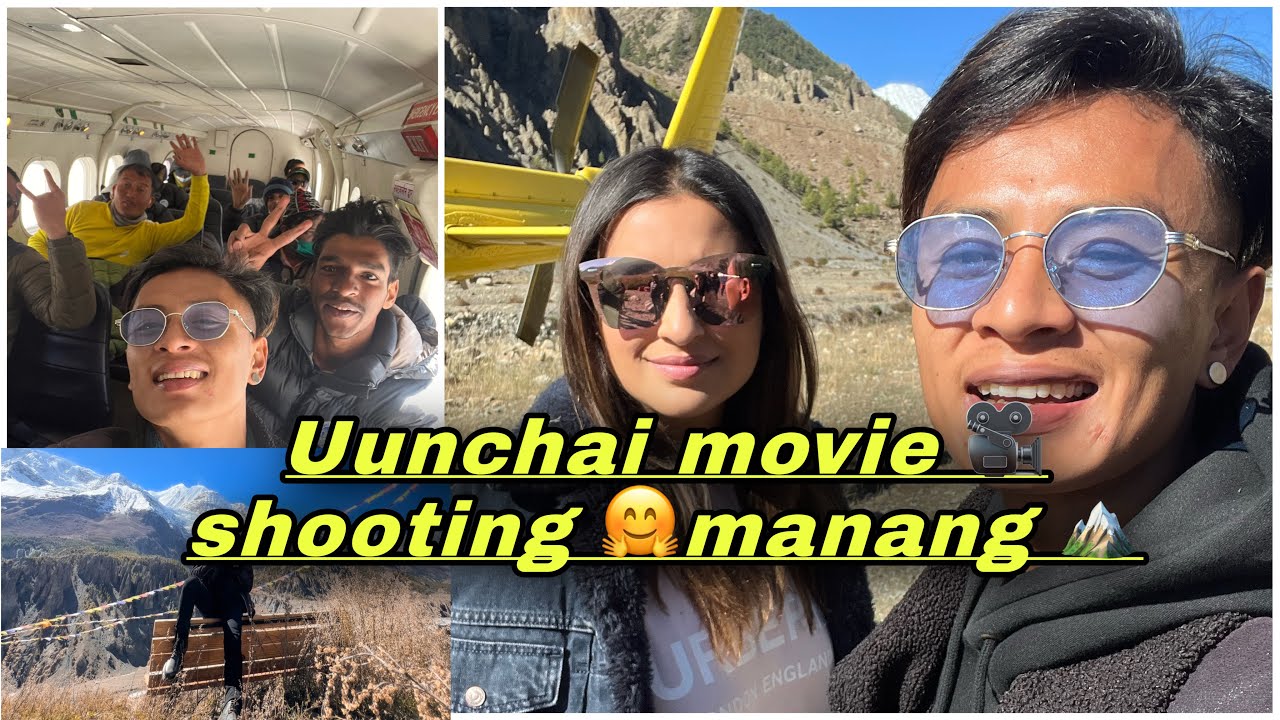 Hindi Uunchai movie 🎥shooting manang 🏔#saroj24Vlog - YouTube