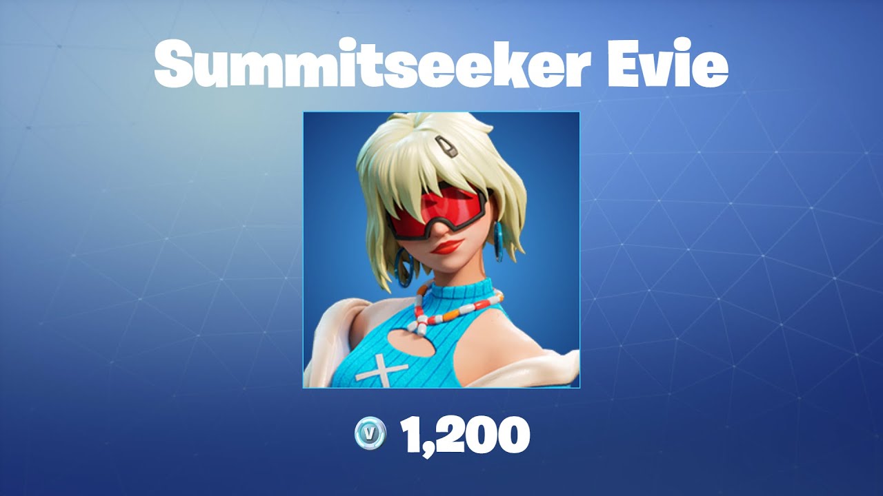 Summitseeker Evie Fortnite Outfitskin Youtube