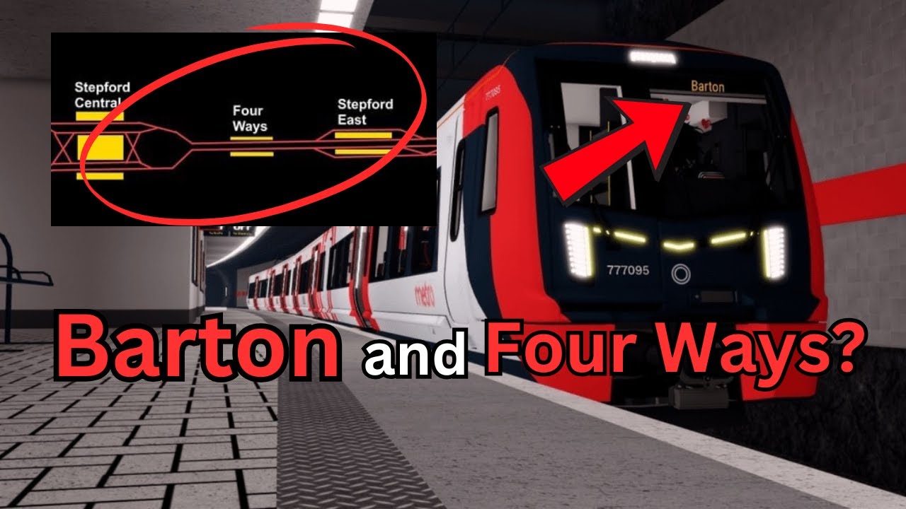 SCR METRO LEAK! "Barton" AND "Four Ways" STATIONS? (NEW) - YouTube