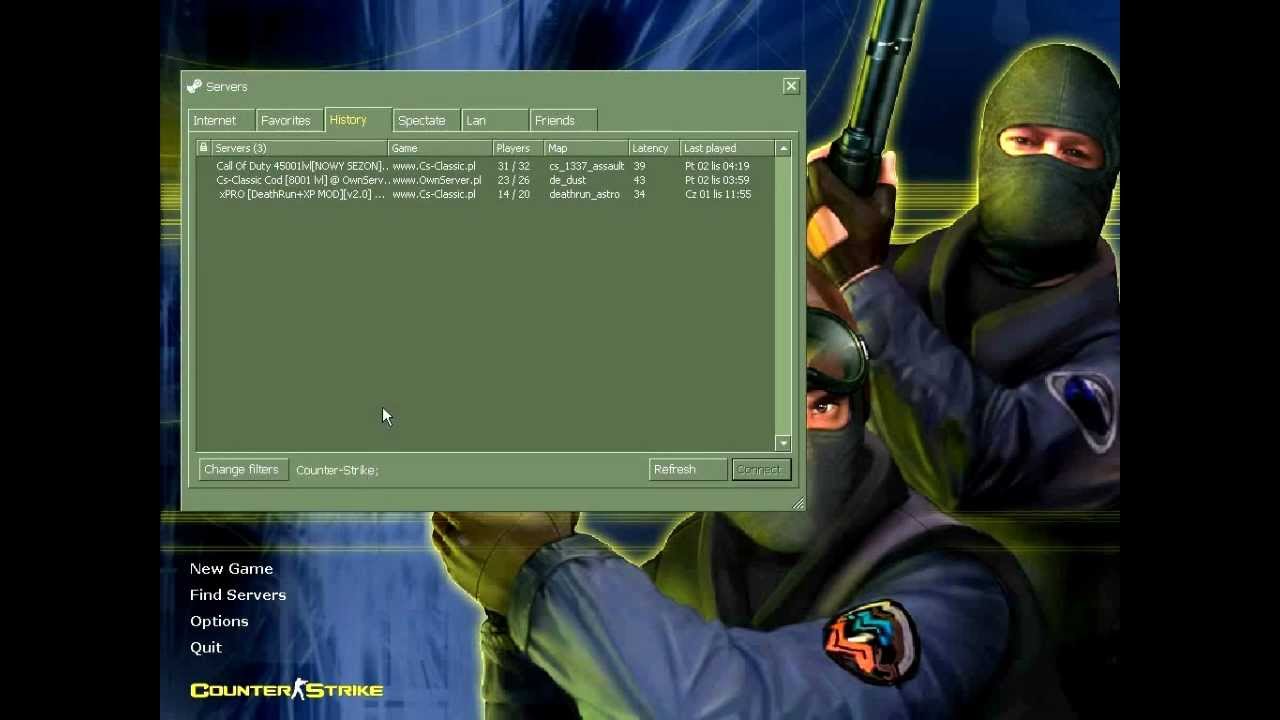 Jak zalogować się na vip'a , premium lub admina , Counter-Strike 1.6 ...