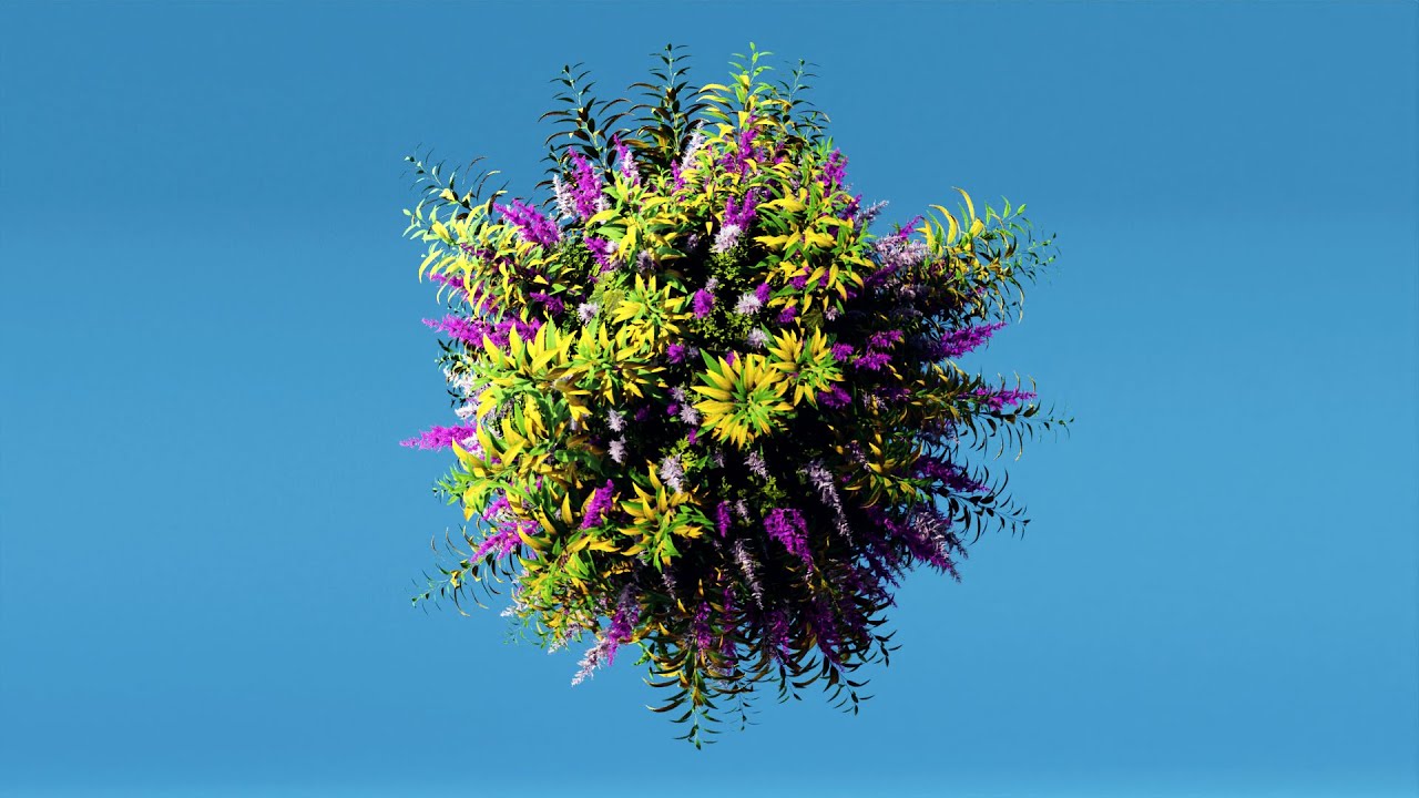 Flower World - Geometry Nodes in Blender - YouTube
