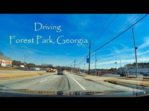 Forest Park, Georgia - Drive Tour | South Of Atlanta Suburb (USA) - YouTube