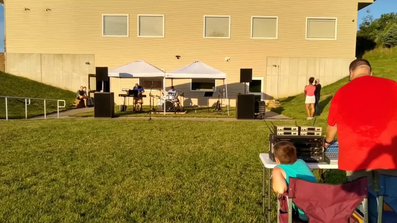 Northpointe Outdoor Church Service Setup - YouTube