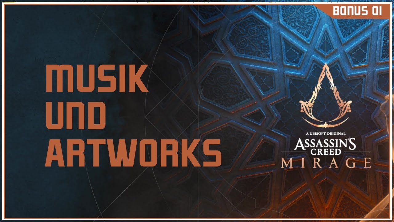 ASSASSIN'S CREED MIRAGE - #B01 - Musik Und Artworks - YouTube