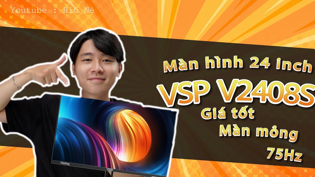 Màn Hình 24 inch giá DƯỚI 3 Củ | VSP V2408S | Mạnh Hiếu - YouTube