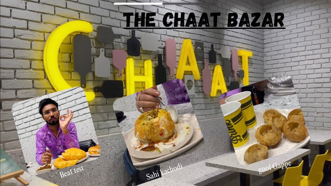 The Chaat Bazar | Bareilly best food | Famous chaat In Bareilly # ...