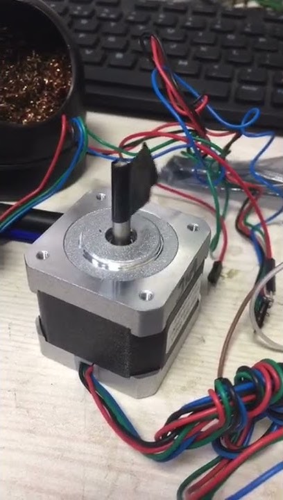 Stepper motor control by Matlab and Aurduino - YouTube