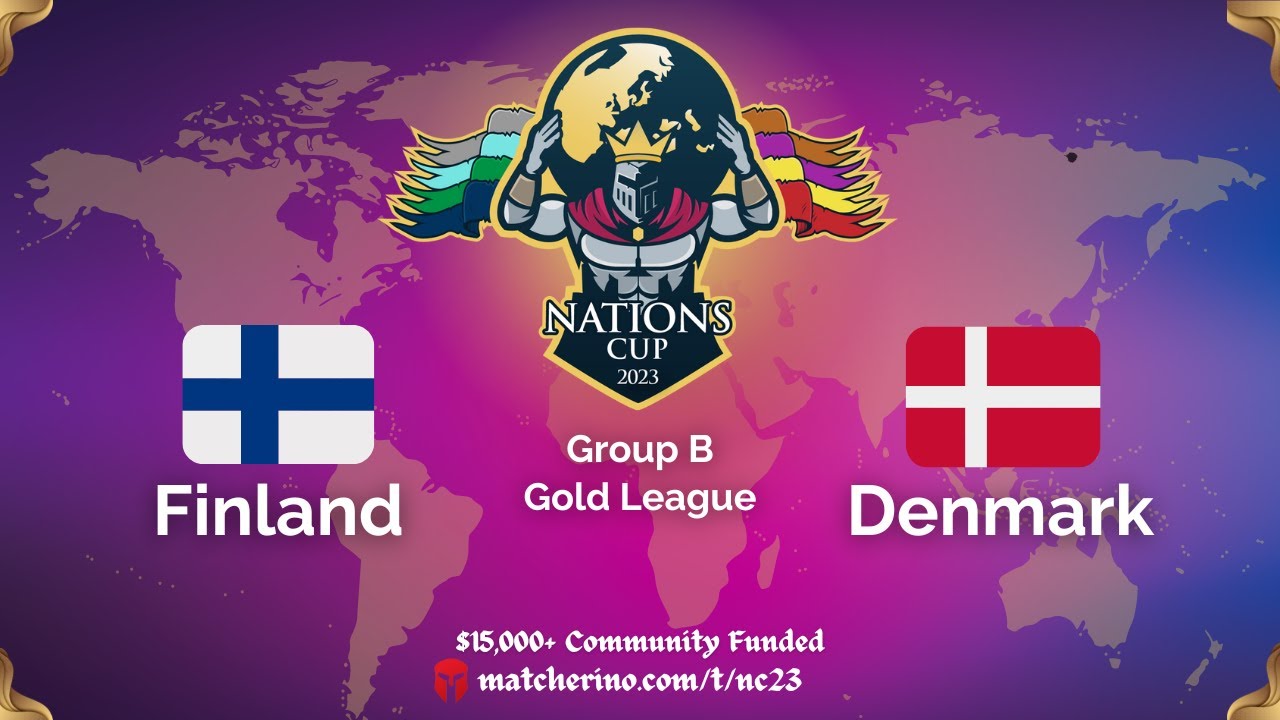 Finland vs Denmark - Nations Cup 2023 - Group Stage PA3 - Gold League ...