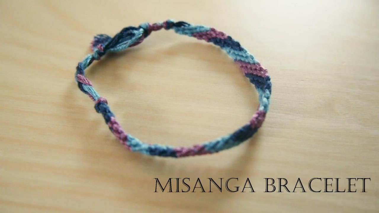 How to make Misanga (Friendship) Bracelet - YouTube