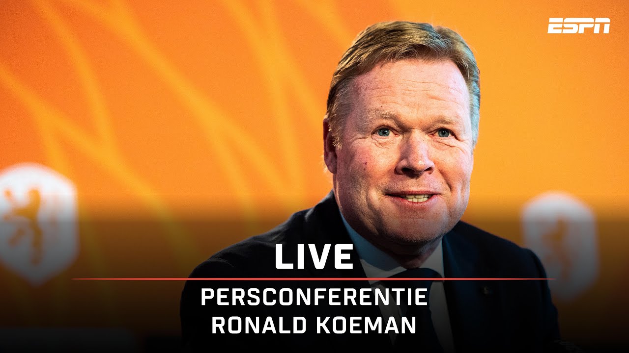 Persconferentie Ronald Koeman en Nathan Aké 🎙️ | Griekenland ...