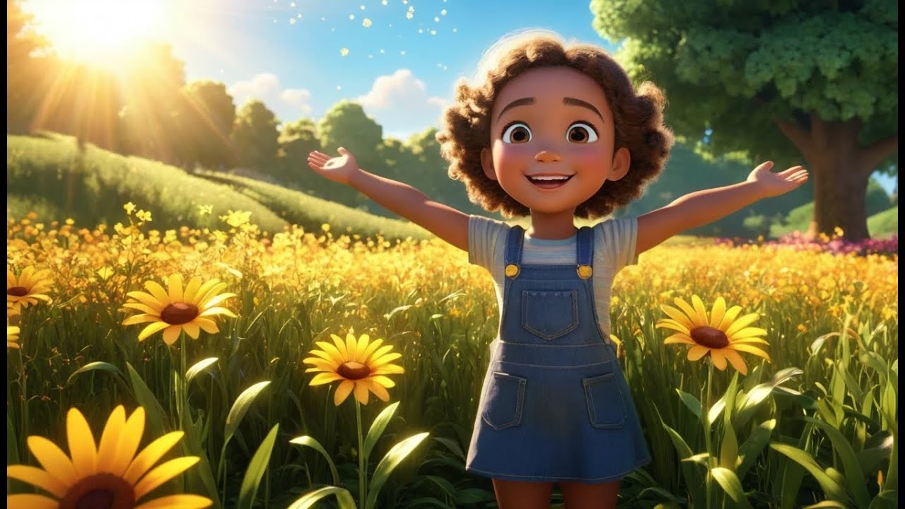 Sun, Sun, Shine So Bright | Fun Nursery Rhyme for Kids | Sing-Along ...