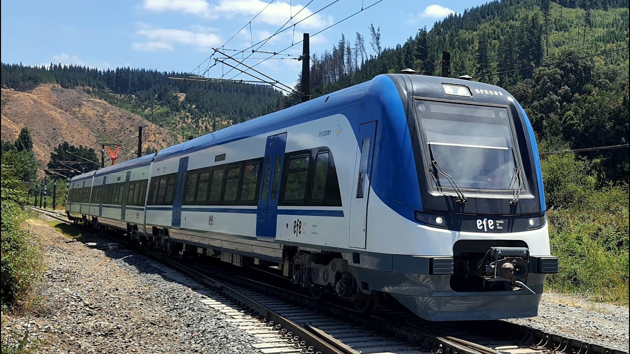 CRRC SFE-200 / Circulaciones por el ramal - YouTube