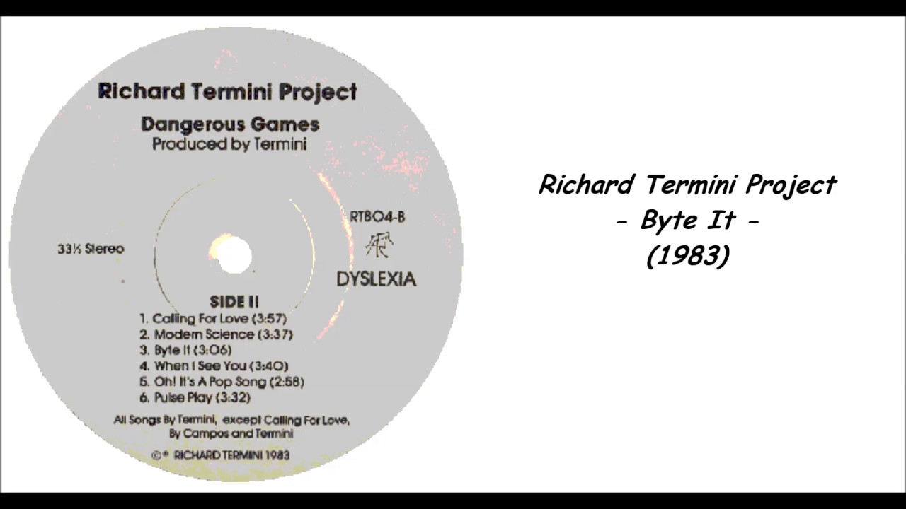 Richard Termini Project - Byte It (1983) - YouTube