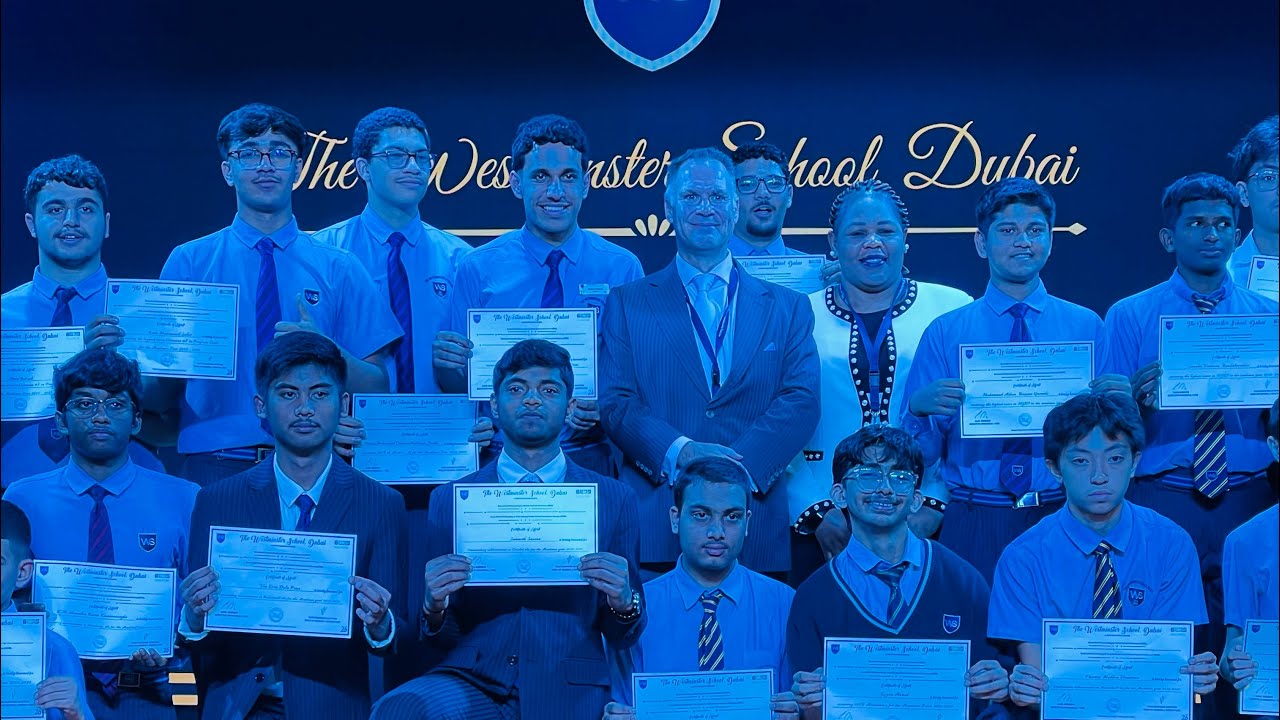 Reciving Annaul Securing The Highest Score Stanine 9 Dubai Gems School ...