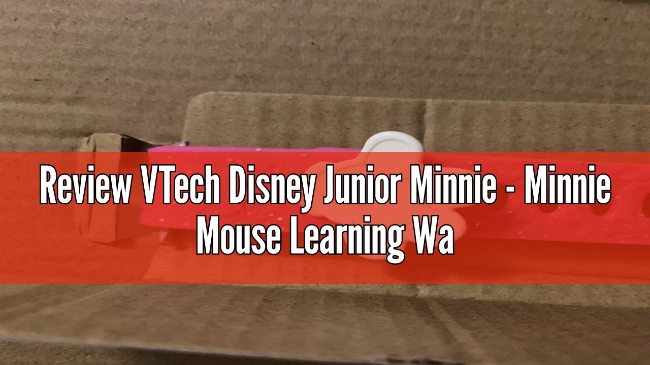 Review VTech Disney Junior Minnie - Minnie Mouse Learning Watch - YouTube