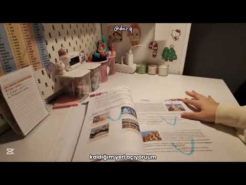 | 5. Sınıf Ders Çalışma Vlog | @dnz.q | #study |  💖😻🫶 | w / @DefneAlan-z9g |